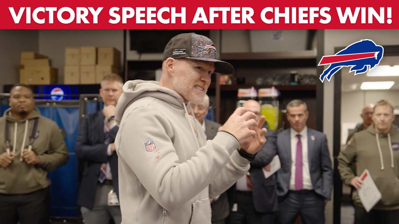Bills Head Coach Sean McDermott's Victory Speech After Epic Win vs. Chiefs