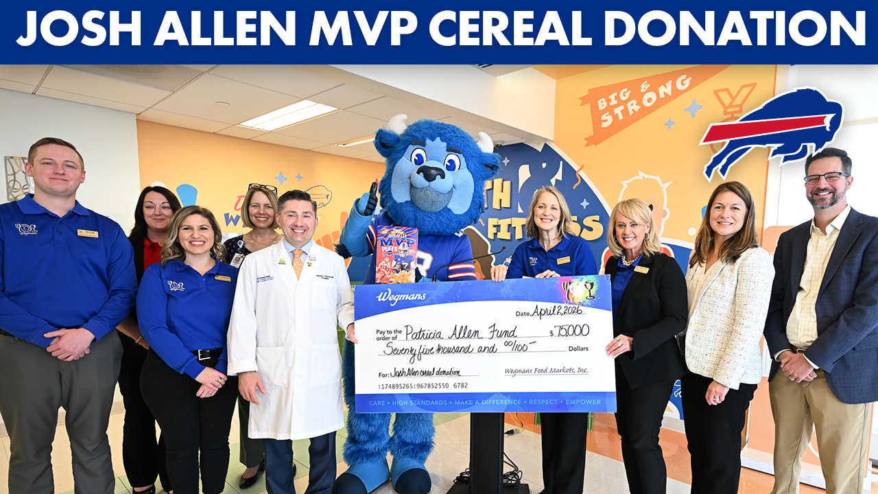 Josh Allen MVP Cereal Raises A $75k Donation!