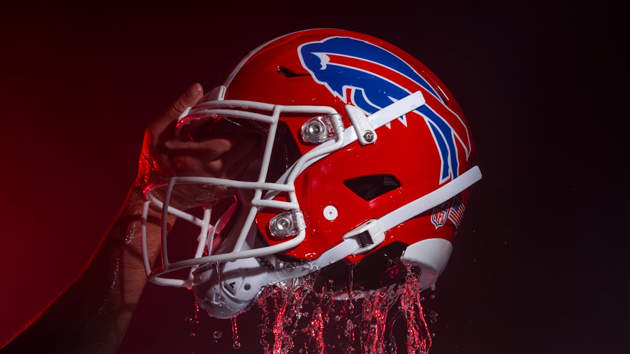 Photos | First Look at Bills Red Helmet for 2025