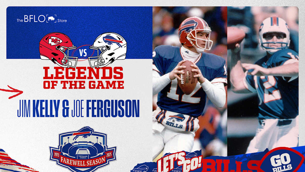 Jim Kelly and Joe Ferguson announced as Legends of the Game for Bills ...