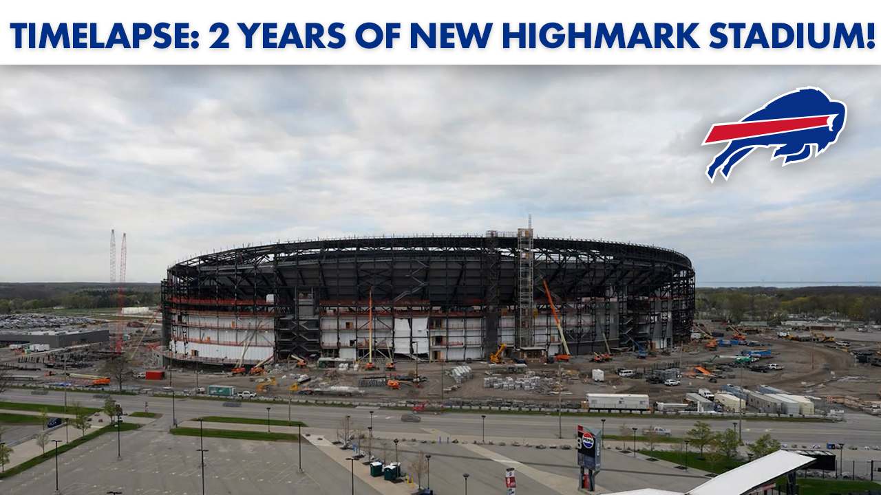 Watch: Two Years of New Highmark Stadium Construction in 2 Minutes!