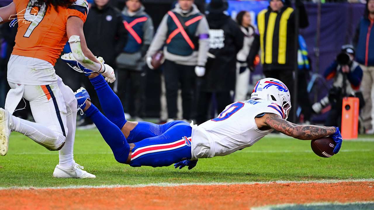 Josh Allen with a 10-yard touchdown pass to Keon Coleman! Bills vs. Broncos
