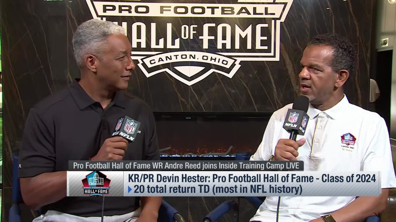 NFL Network | HOF WR Andre Reed on what stands out from '24 class, Keon ...