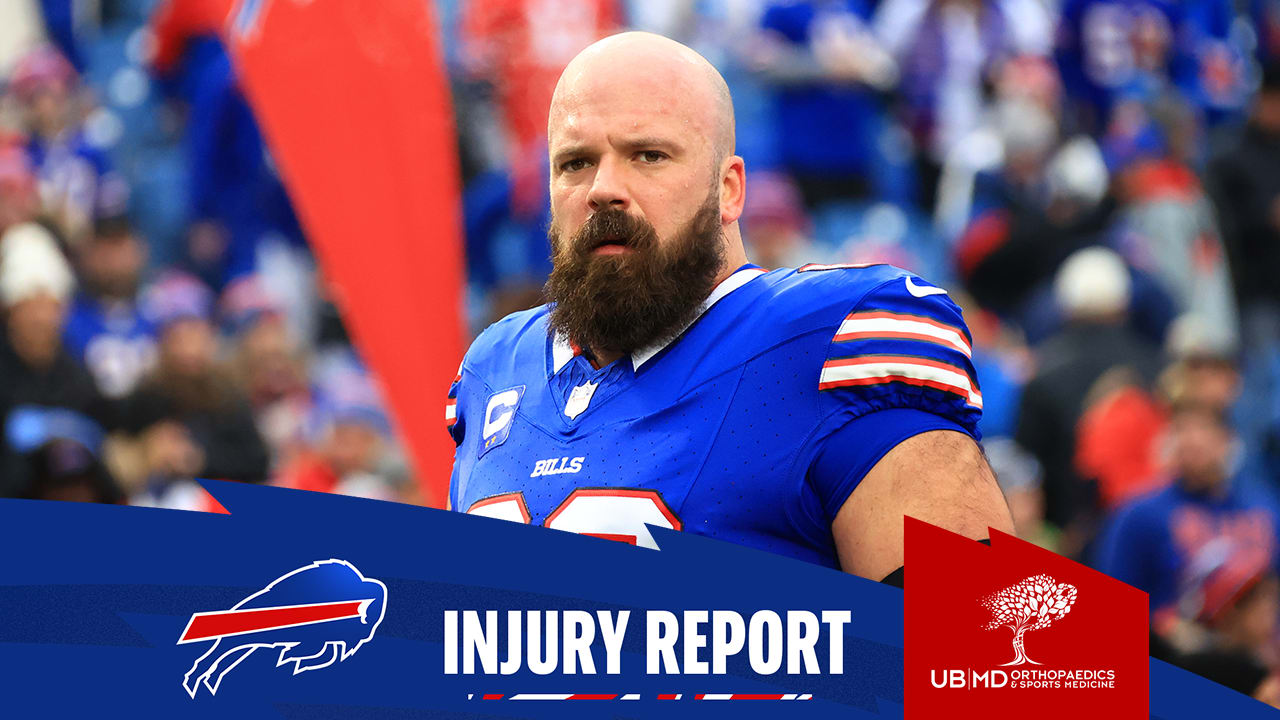 Buffalo Bills injury report for Week 18 at Dolphins