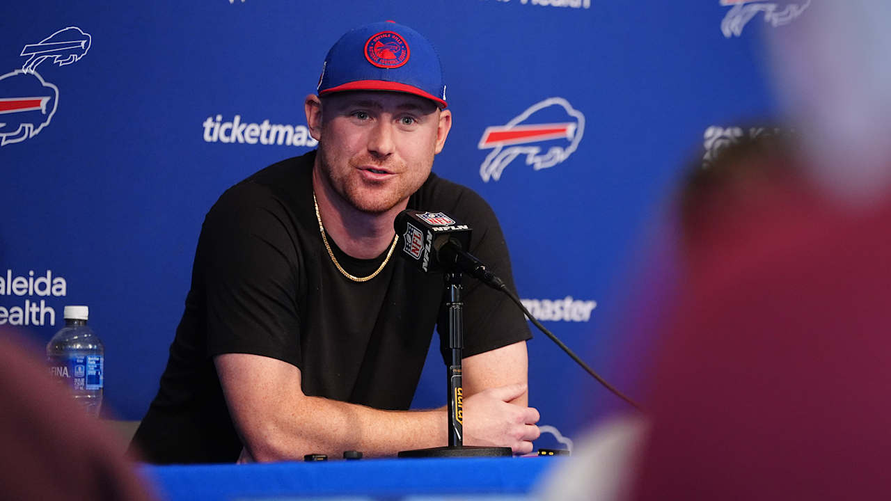 Buffalo Bills head coach Joe Brady discusses latest updates in his ...