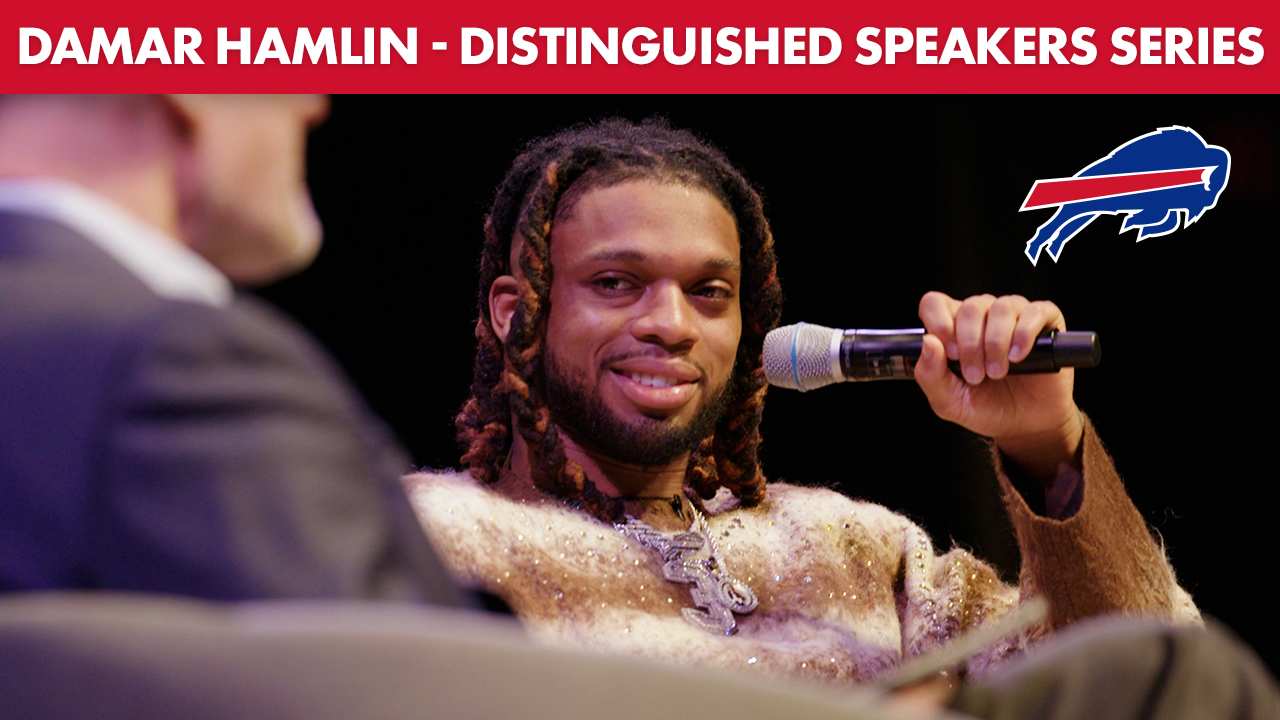 Damar Hamlin And Dr. Leslie Bisson Speak At The Distinguished Speakers ...
