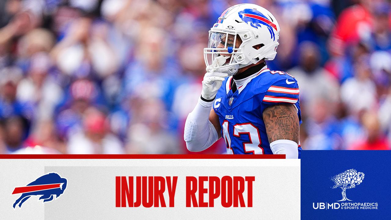 Bills injury report vs. Jaguars | Week 3 MNF