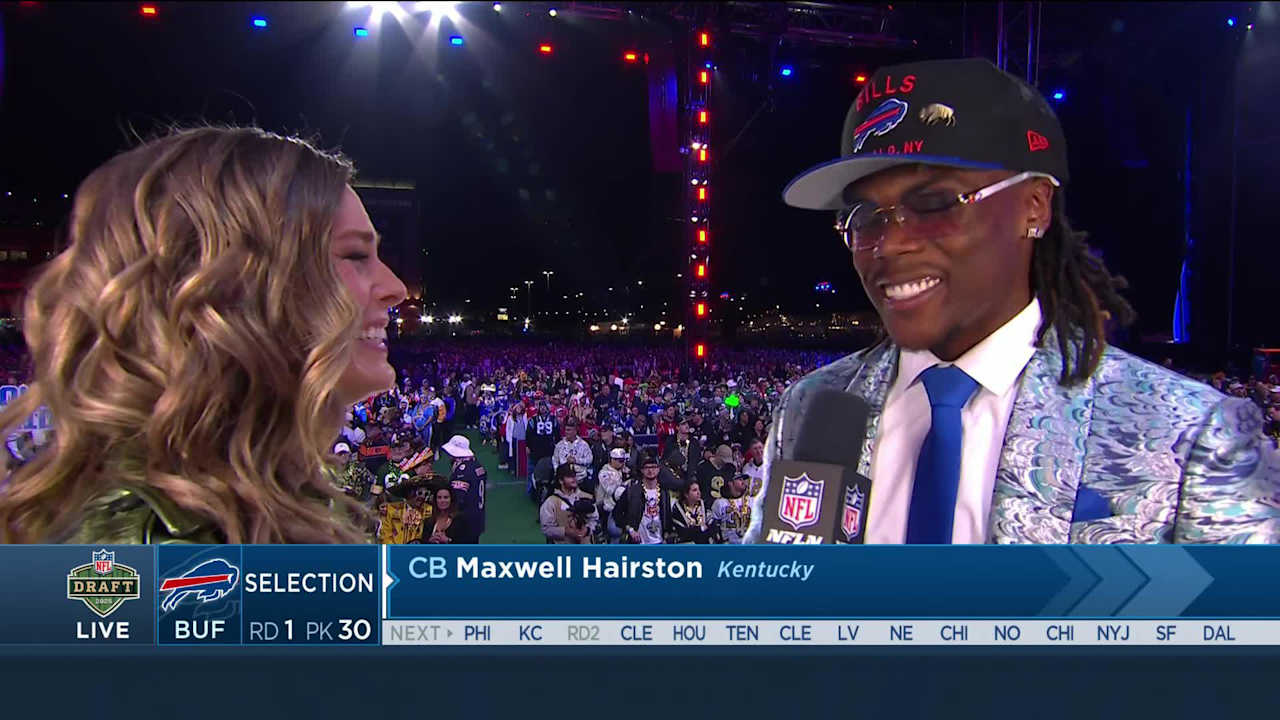 New Bills CB Maxwell Hairston: 'Lets get to work Buffalo' | 2025 NFL Draft