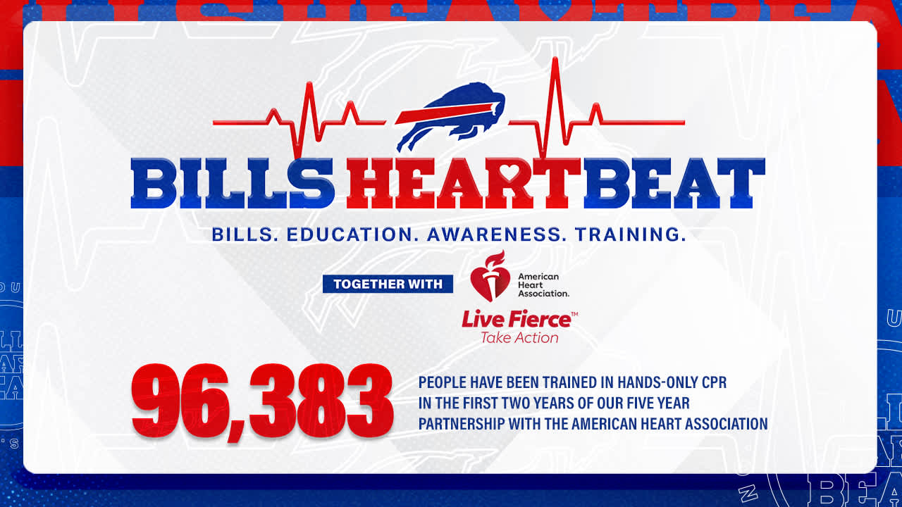 Bills and American Heart Association host free hands-only CPR training ...