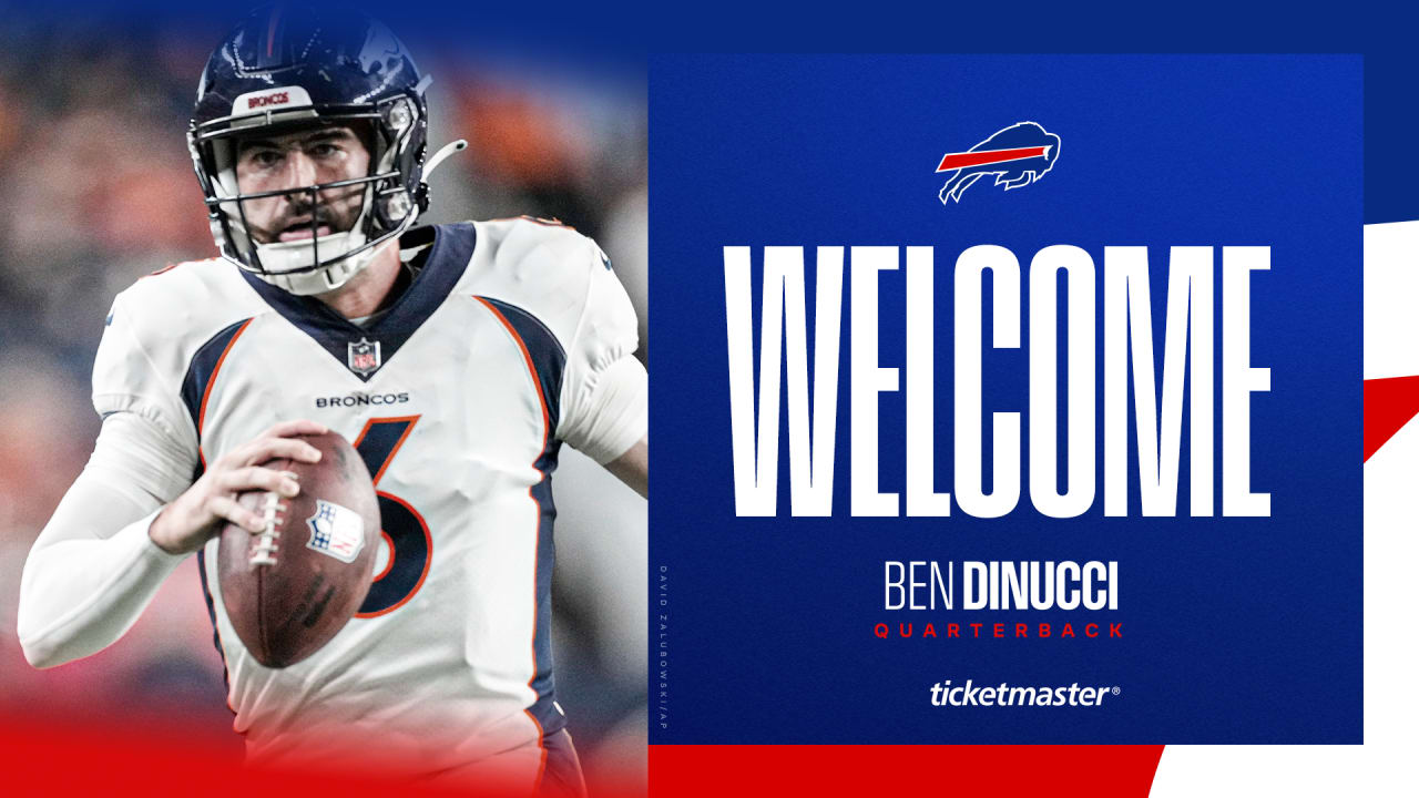 QB Ben DiNucci joins the Bills
