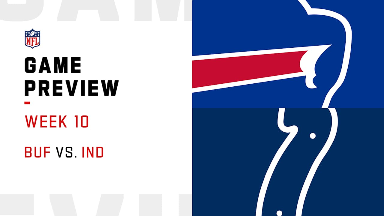 Bills vs. Colts game preview, stats to know + score predictions | Week 10