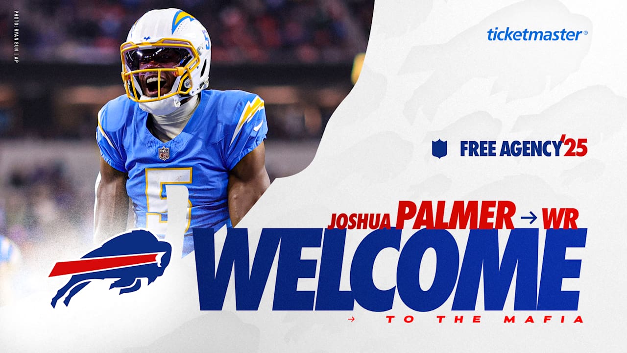 Bills sign WR Joshua Palmer to three-year deal
