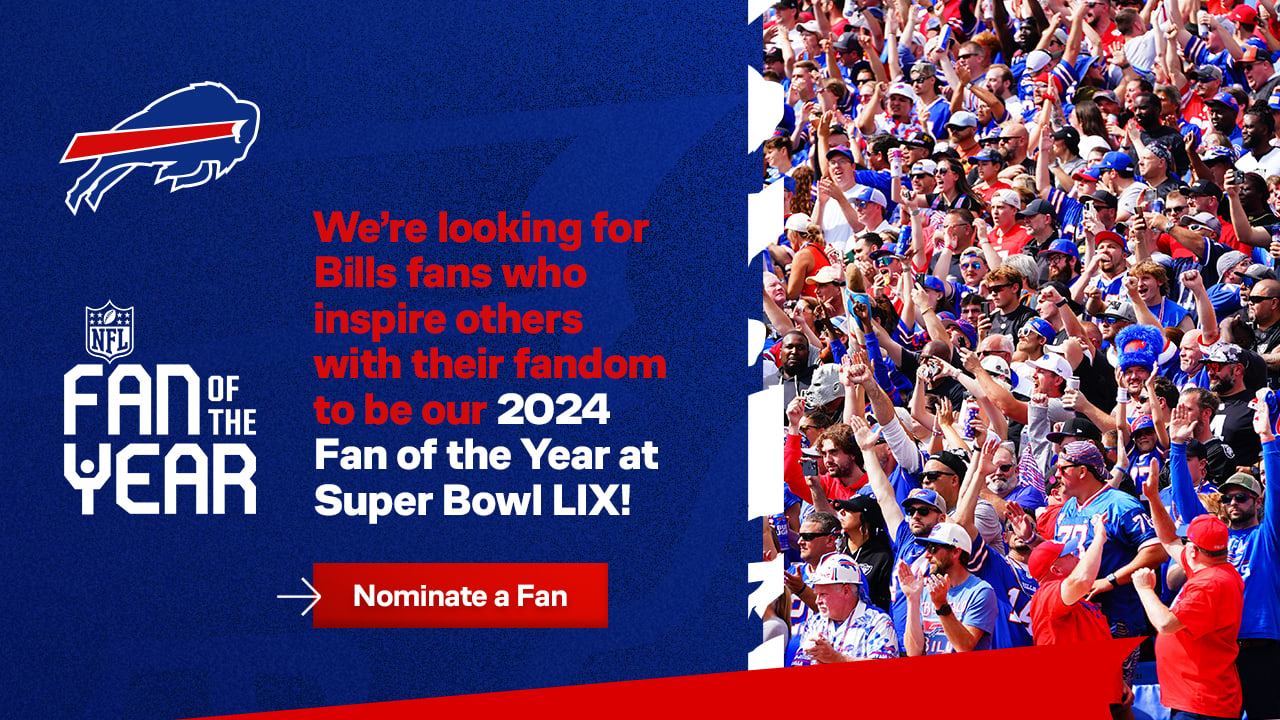 How Bills fans can enter the NFL's 2024 Fan of the Year contest