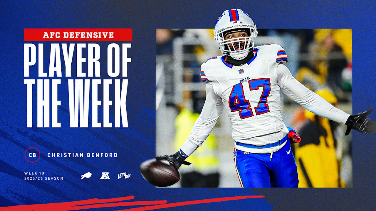 Bills CB Christian Benford earns Week 13 AFC Defensive Player of the ...