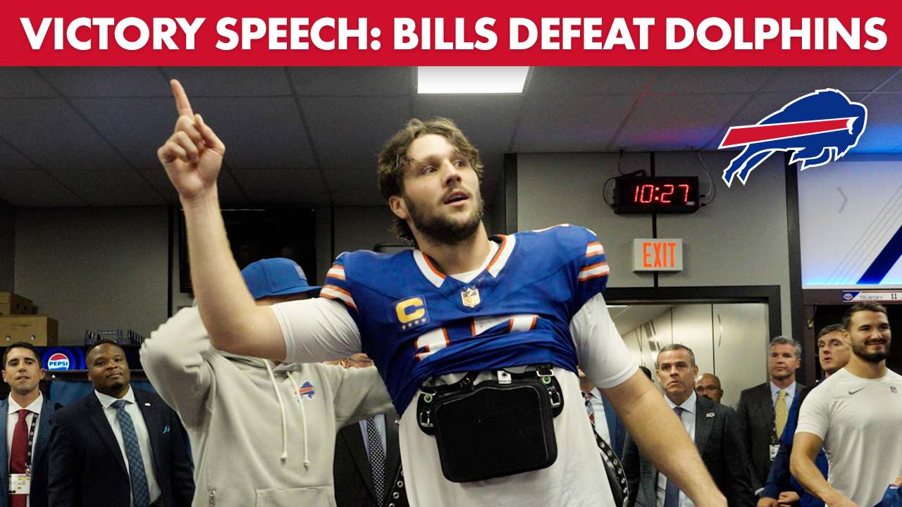 Inside The Bills Locker Room After Win Over The Miami Dolphins! | Buffalo Bills
