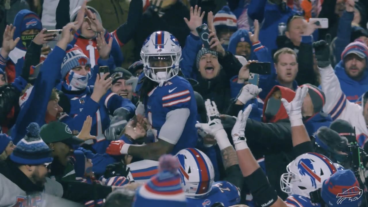 Sideline Access | James Cook's AWESOME celebration after 5-yard TD ...