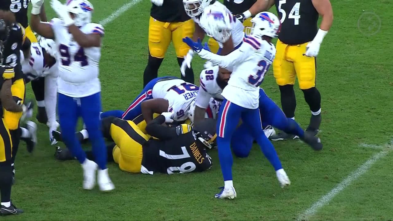 Ed Oliver leads a monster sack on Wilson | Bills at Steelers | Preseason