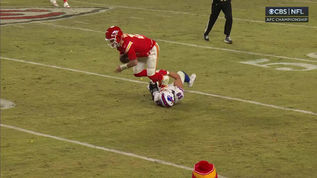 Matt Milano closes in on Mahomes with clutch sack on third down | Bills ...
