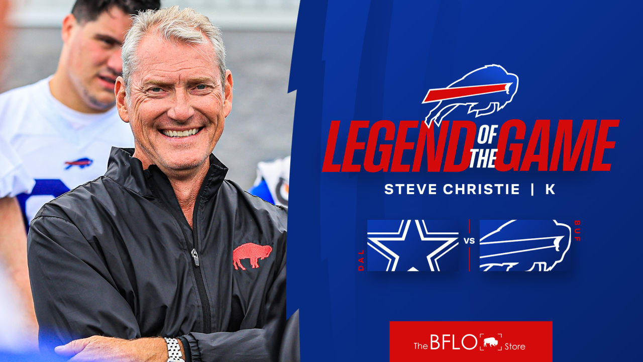 Bills announce Steve Christie as Legend of the Game for Cowboys week