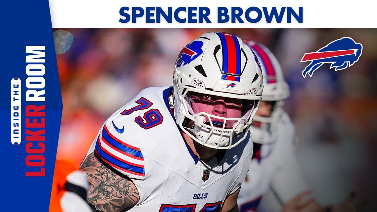Spencer Brown Discusses The Playoff Loss To The Denver Broncos