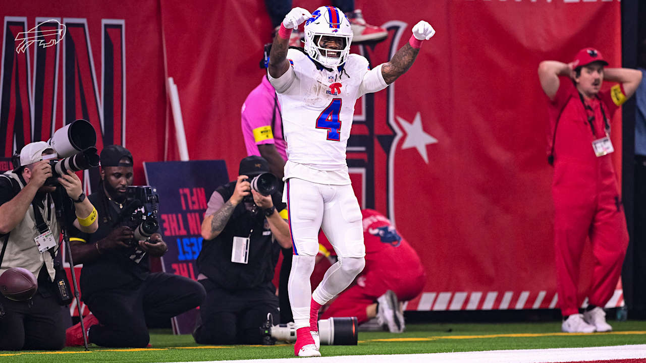 James Cook rushes for a 45-yard touchdown! | Bills vs. Texans Highlights