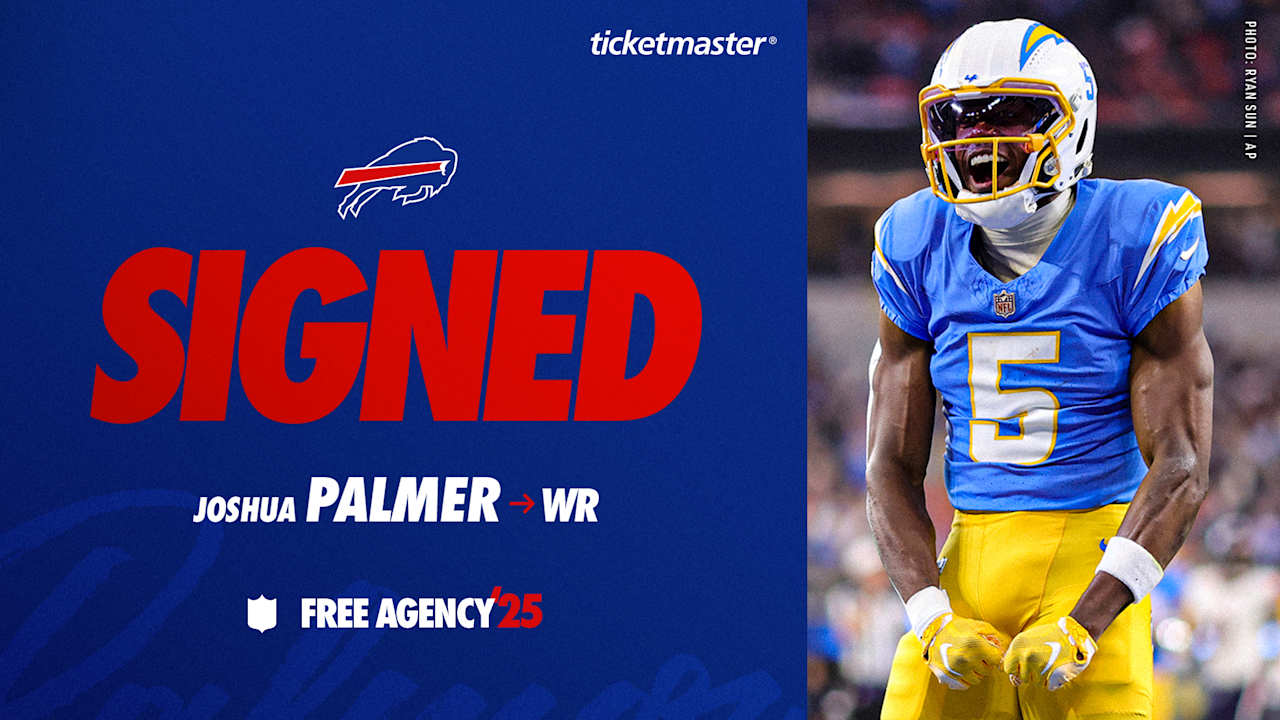 Bills Sign Wide Receiver Joshua Palmer!