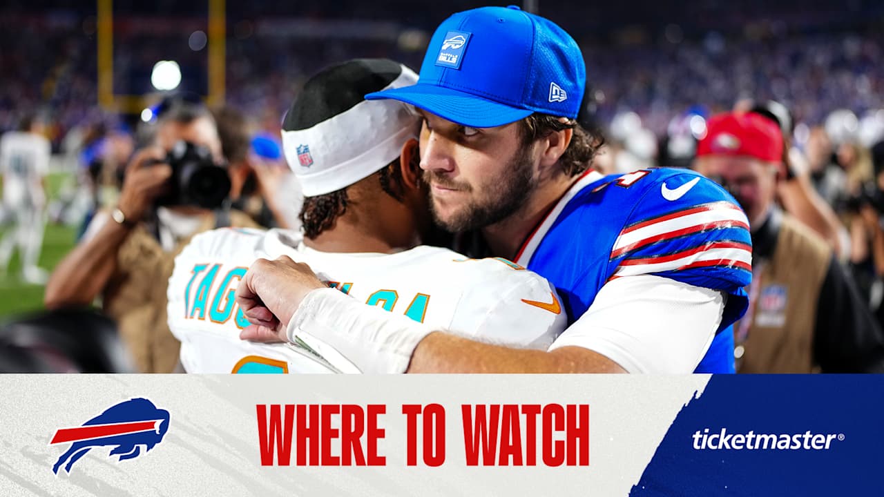 Buffalo Bills at Miami Dolphins | Where to watch, stream and listen ...