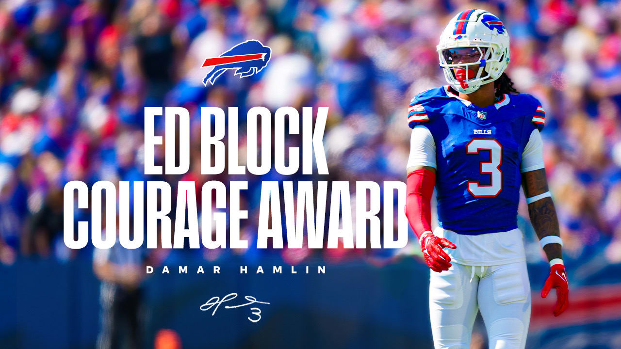 Bills nominate Damar Hamlin for 2023 Ed Block Courage Award
