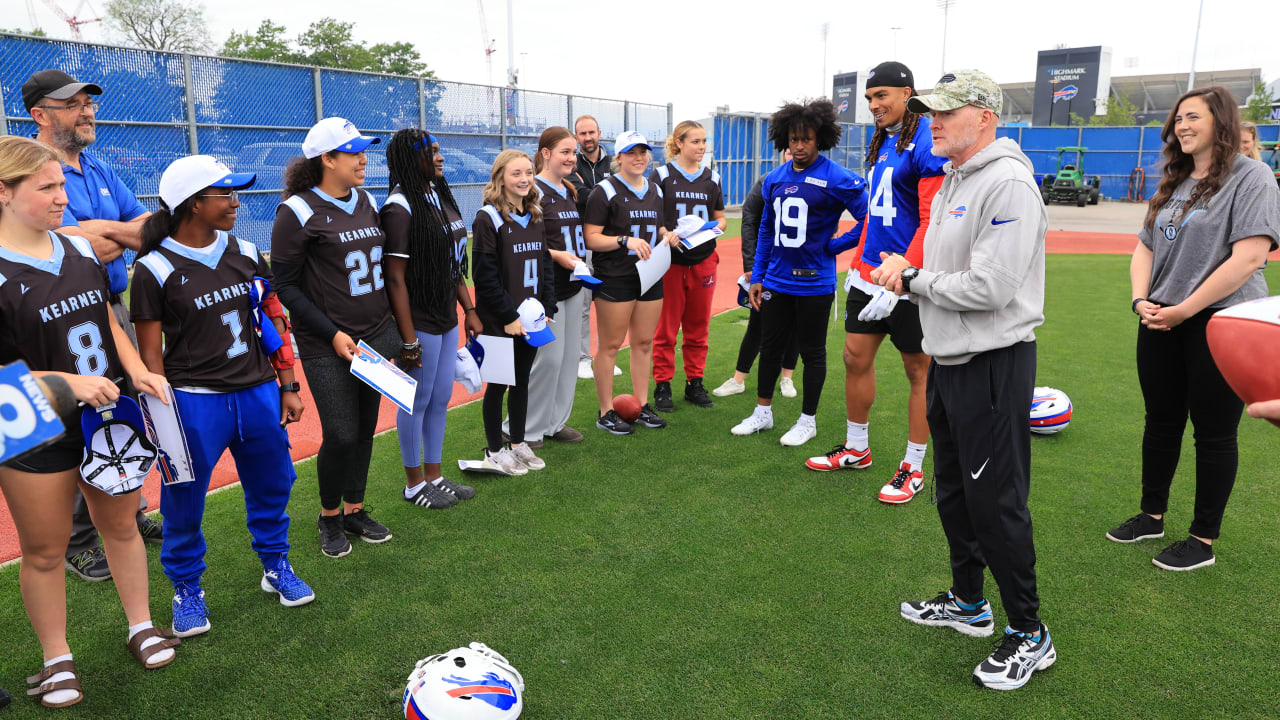 Photos | Buffalo Bills Welcome Girls Flag Football Teams to Minicamp