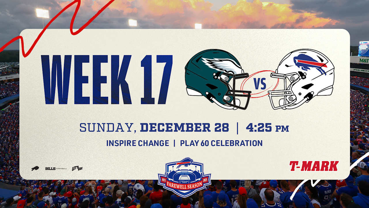 What Bills fans can expect at Highmark Stadium for Week 17 vs. Eagles
