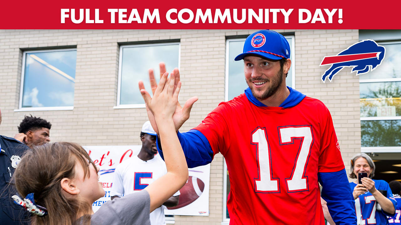 Bills Players and Coaches Pull Off One-of-a-Kind Community Service Day!