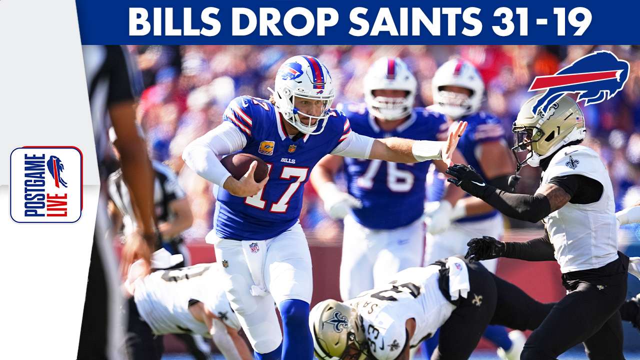 Bills Postgame Live: Bills Stay Undefeated, Drop Saints 31-19