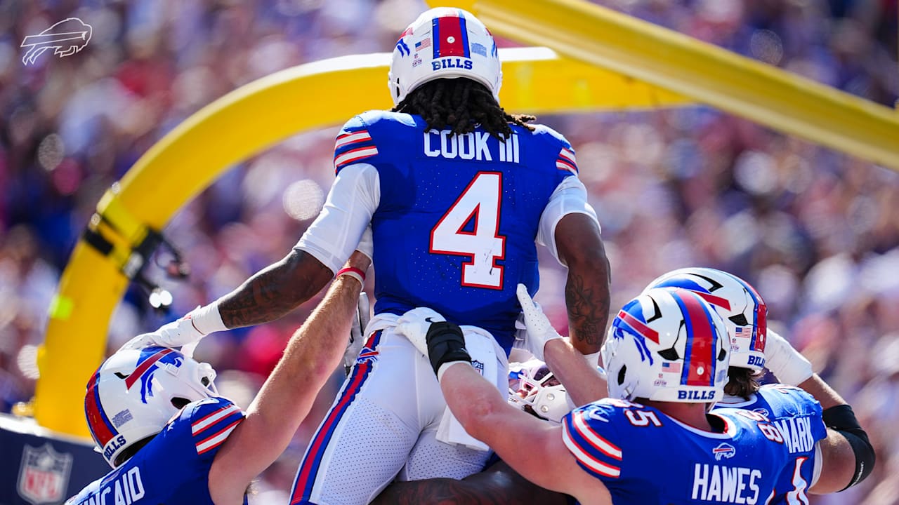 James Cook rushes for a touchdown! | Bills vs. Saints Highlights