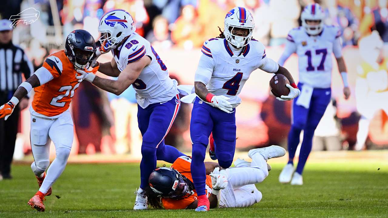 James Cook gashes Broncos for 24-yard gain on his first carry of game ...