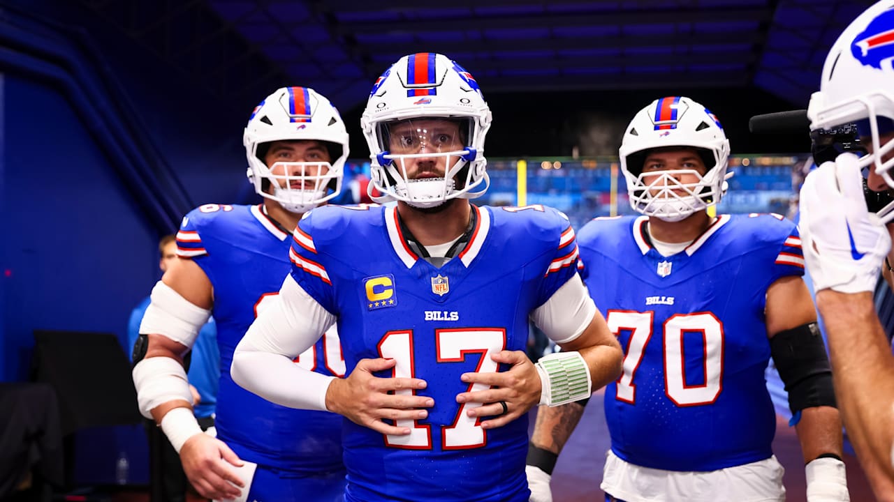 QB Josh Allen debuts clear visor on Thursday Night Football vs. Dolphins