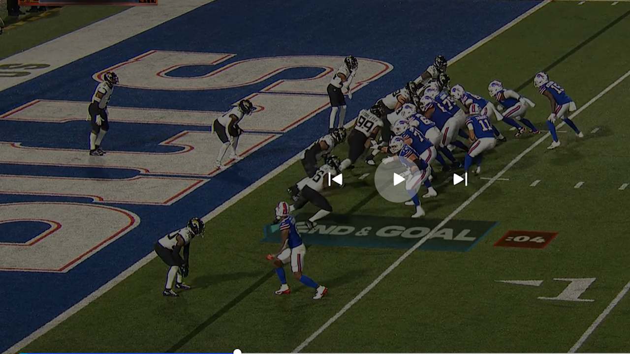 Ray Davis bulldozes in for a Buffalo Bills TD | Bills vs. Jaguars