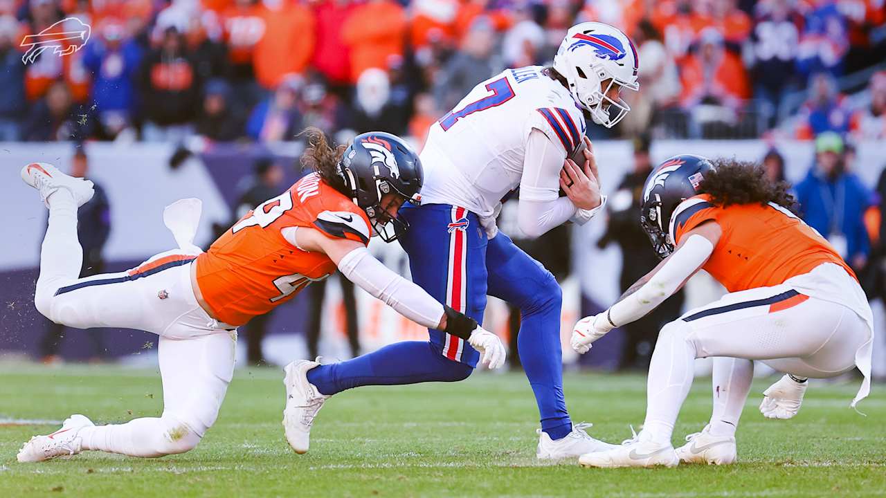 Josh Allen's 26-yard run up the middle gets Bills deep into Denver ...
