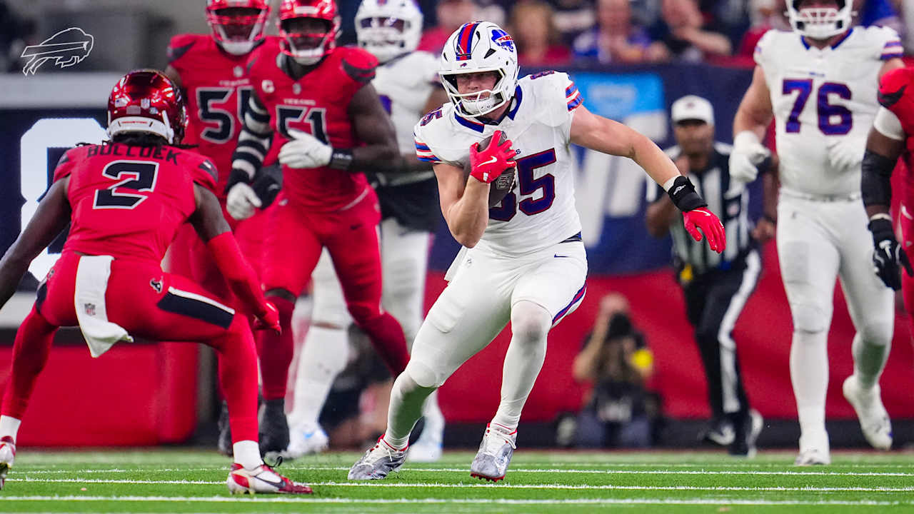 Josh Allen's pass under pressure finds Jackson Hawes for an 18-yard ...