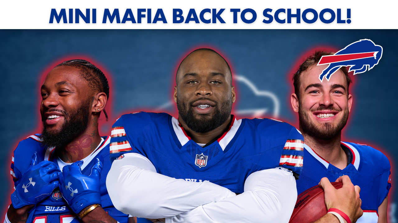 Bills Players Wish The Mini Mafia Good Luck This School Year!