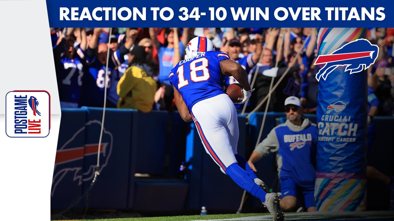 Bills Second Half Surge Leads to 34-10 Win Over Titans
