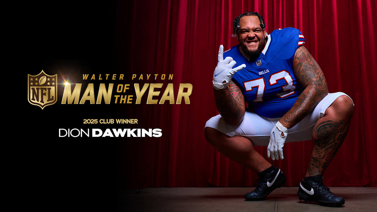 Dion Dawkins named Buffalo Bills Club Winner for 2025 Walter Payton Man ...