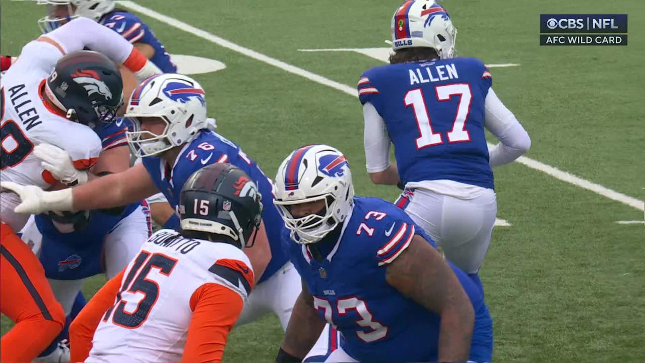James Cook scores Buffalo's first touchdown of the playoffs | Bills vs. Broncos