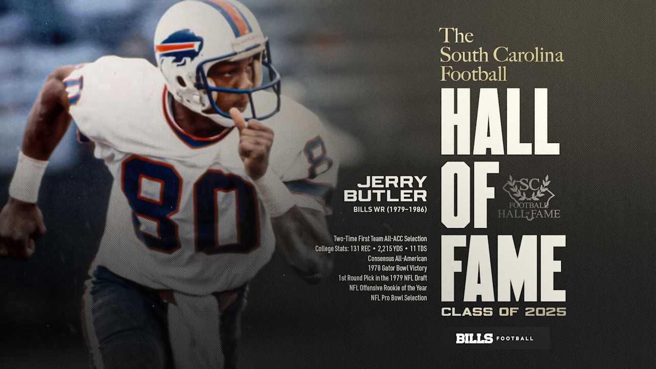Bills legend Jerry Butler inducted into South Carolina Football Hall of ...