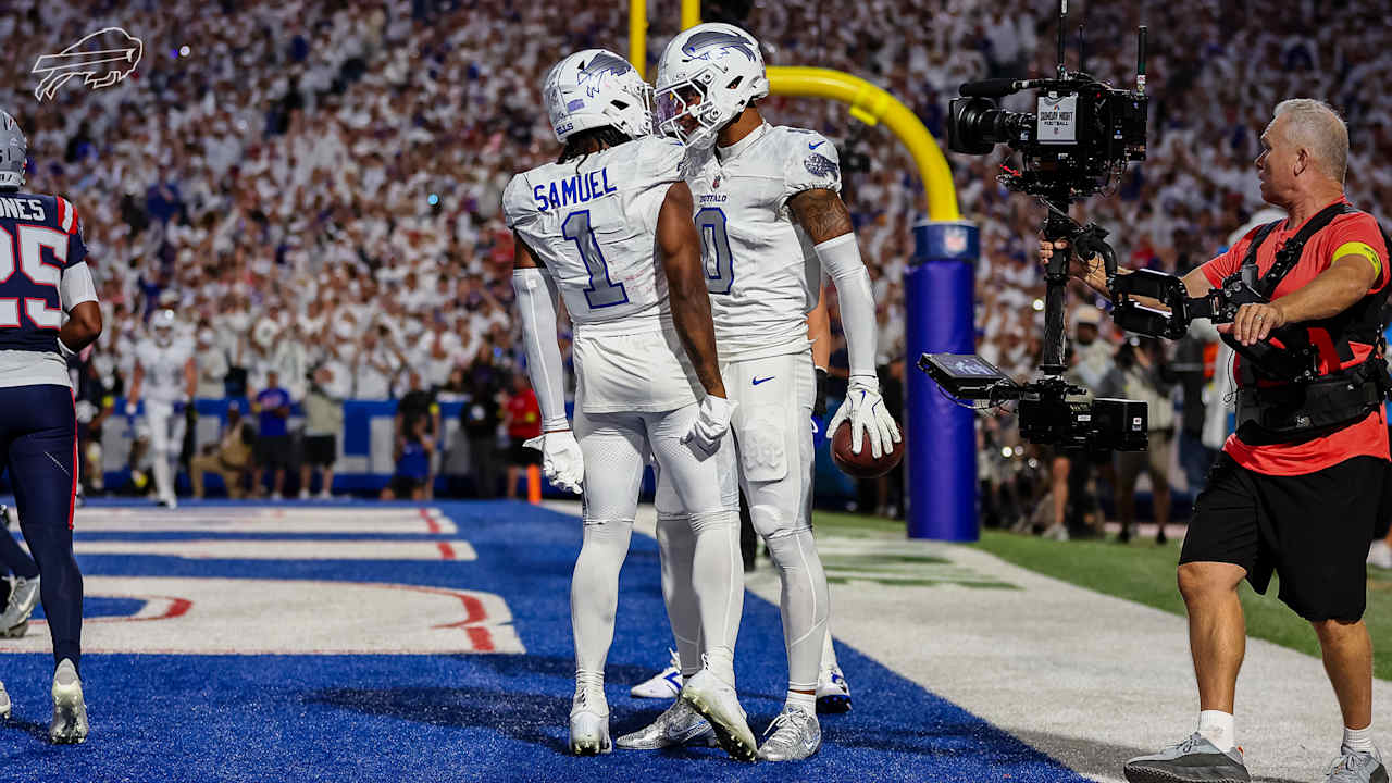 Josh Allen with a 2-yard touchdown pass to Keon Coleman! | Bills vs ...