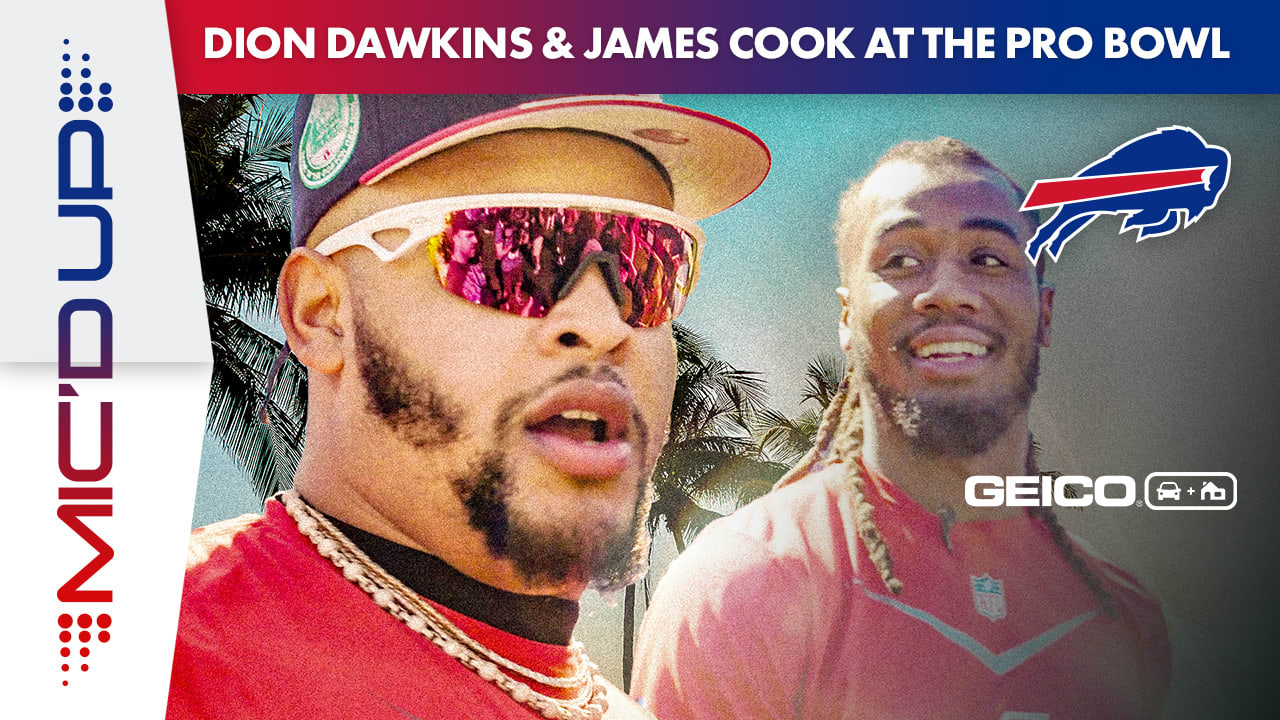 Dion Dawkins and James Cook Mic'd Up at the 2024 Pro Bowl