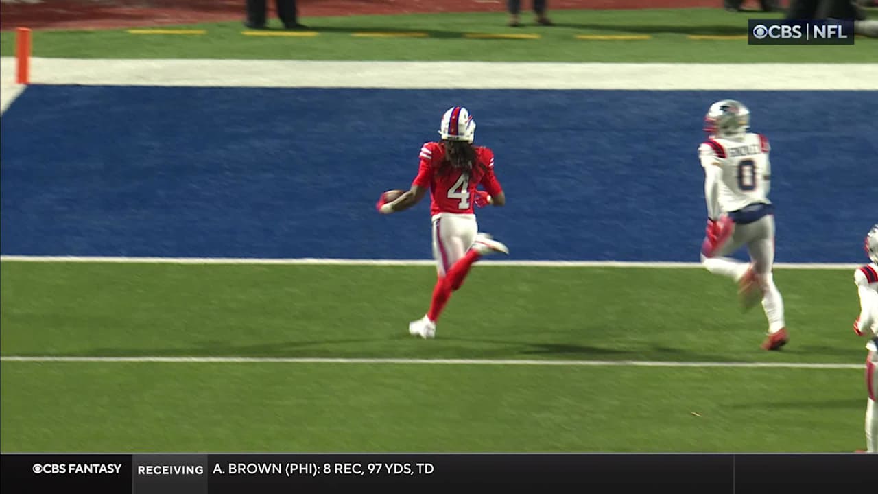 James Cook rushes for a 46-yard touchdown | Bills vs. Pats