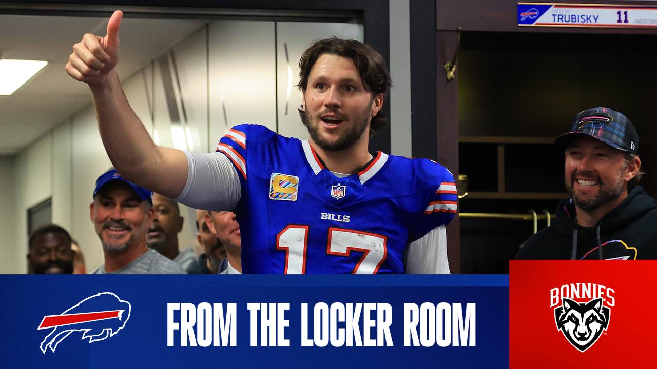 'I'm happy he’s my quarterback' | Bills win in Josh Allen's 100th ...