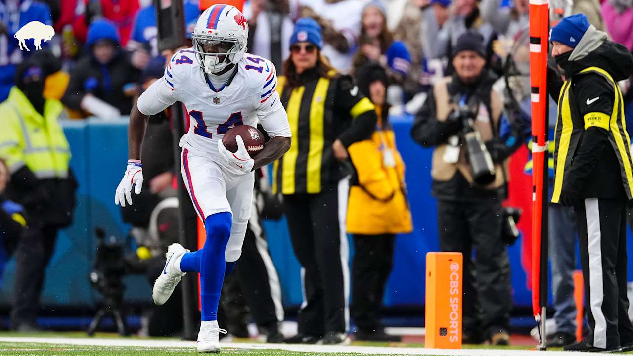 Tyrell Shavers shivers up sideline for 20-yard catch and run | Bills vs ...