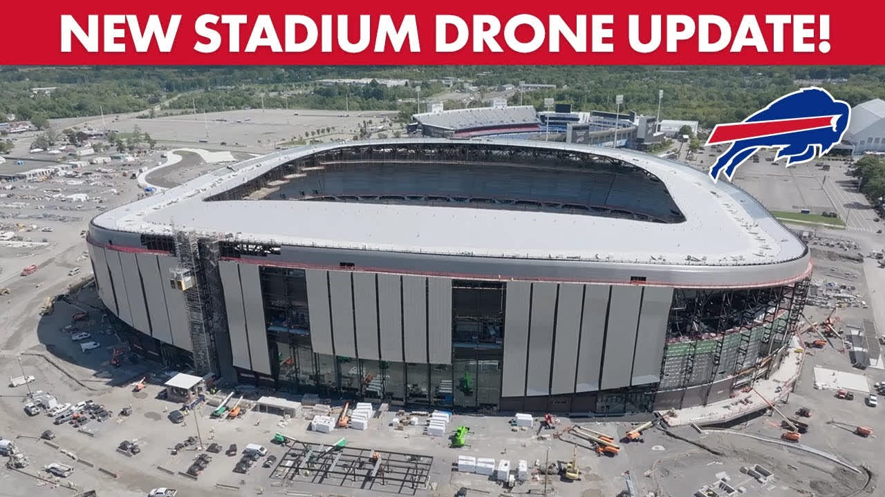 Crazy New Highmark Stadium Drone Updates! | Buffalo Bills