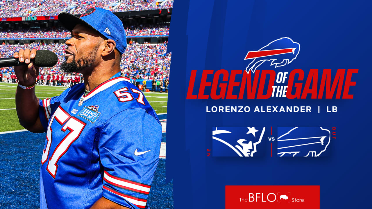 Buffalo Bills announce Lorenzo Alexander as the Week 17 Legend of the Game